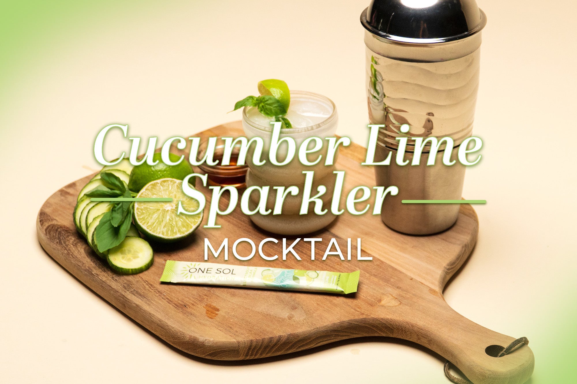 Cucumber Lime Fizz: The Perfect Social Sipper – ONE SOL™ | Natural ...