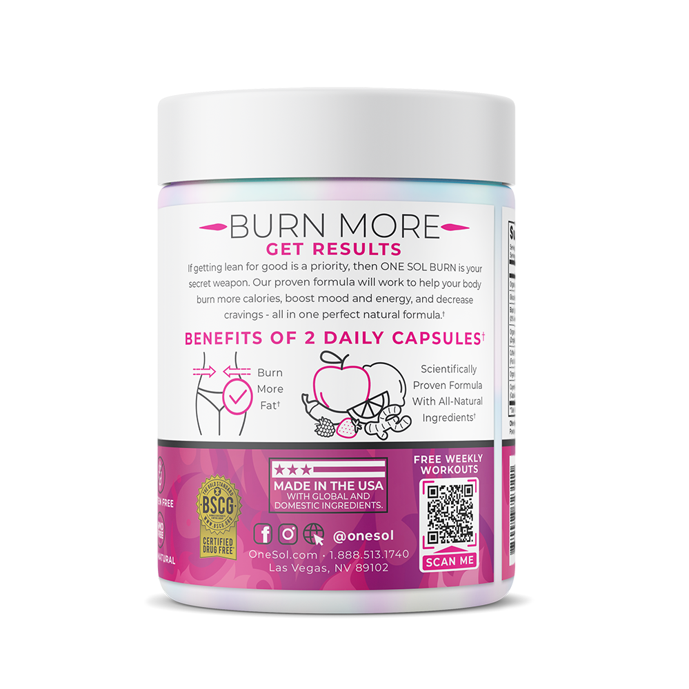 Natural Fat Burner – ONE SOL™ | Natural Plant Based Supplements