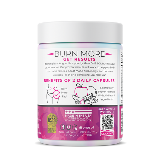 Natural Fat Burner – ONE SOL™ | Natural Plant Based Supplements