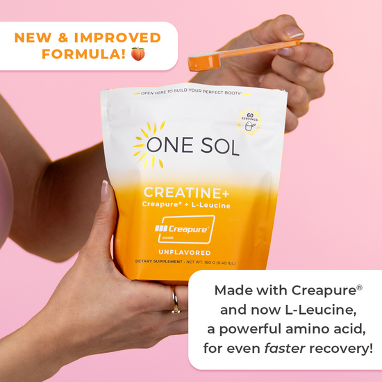 One Sol Creatine+ Leucine – ONE SOL™ | Natural Plant Based Supplements