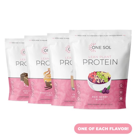 Lean Plant Protein by ONE SOL™ | 4 Pack – ONE SOL™ | Natural Plant ...