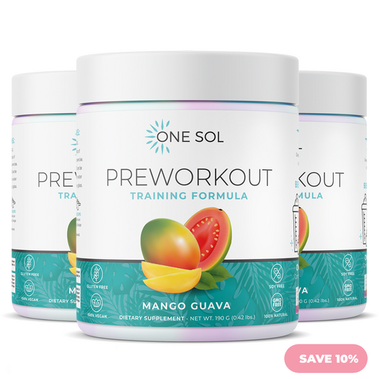 Pre Workout Training Formula – ONE SOL™ | Natural Plant Based Supplements